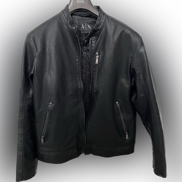 A/X Armani Exchange | Jackets & Coats | Ax Armani Exchange Mens Black ...